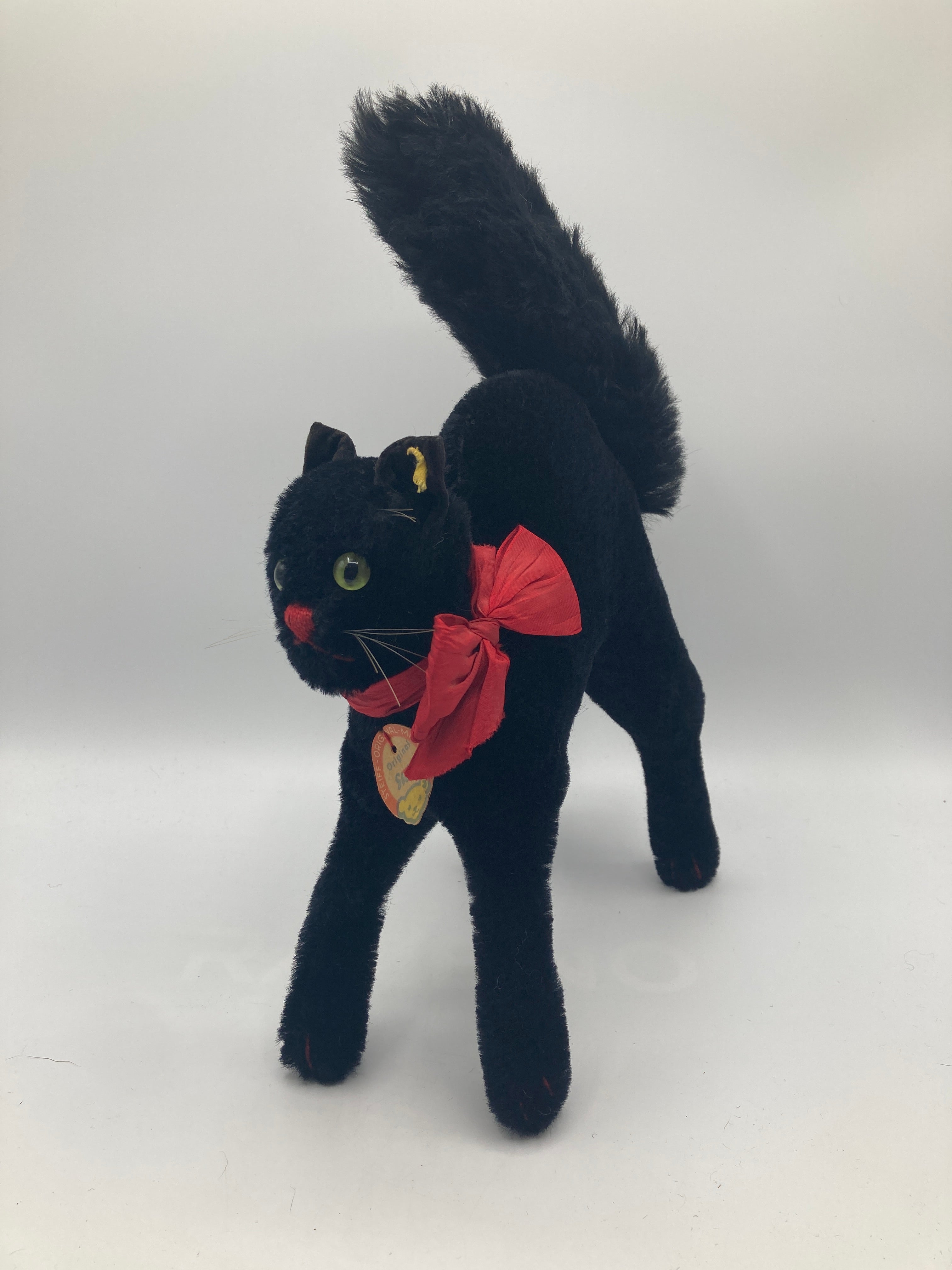 Steiff Largest Black Tom Cat With All IDs | My Site