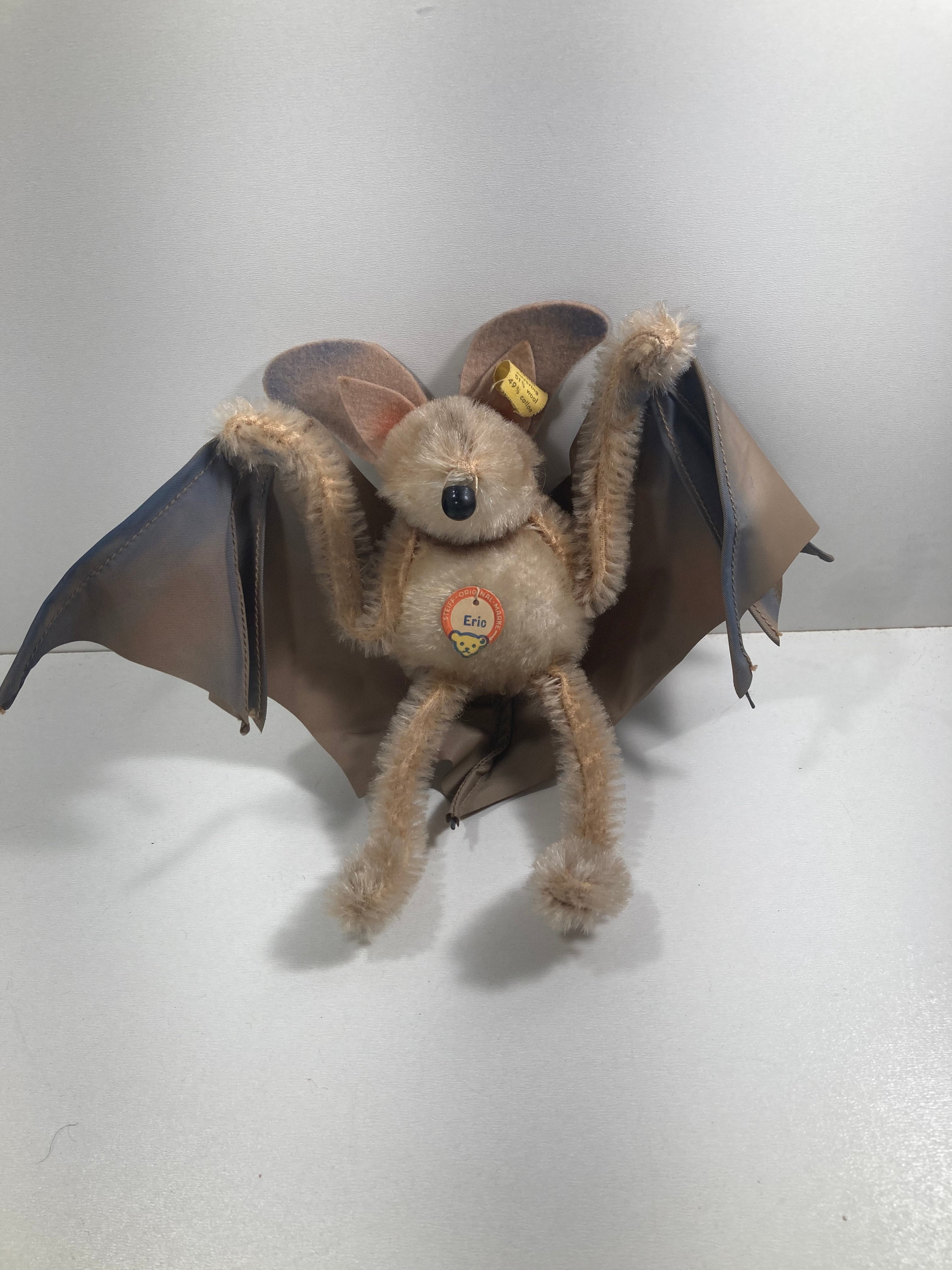 Steiff Largest Midcentury Eric The Bat With All IDs | My Site