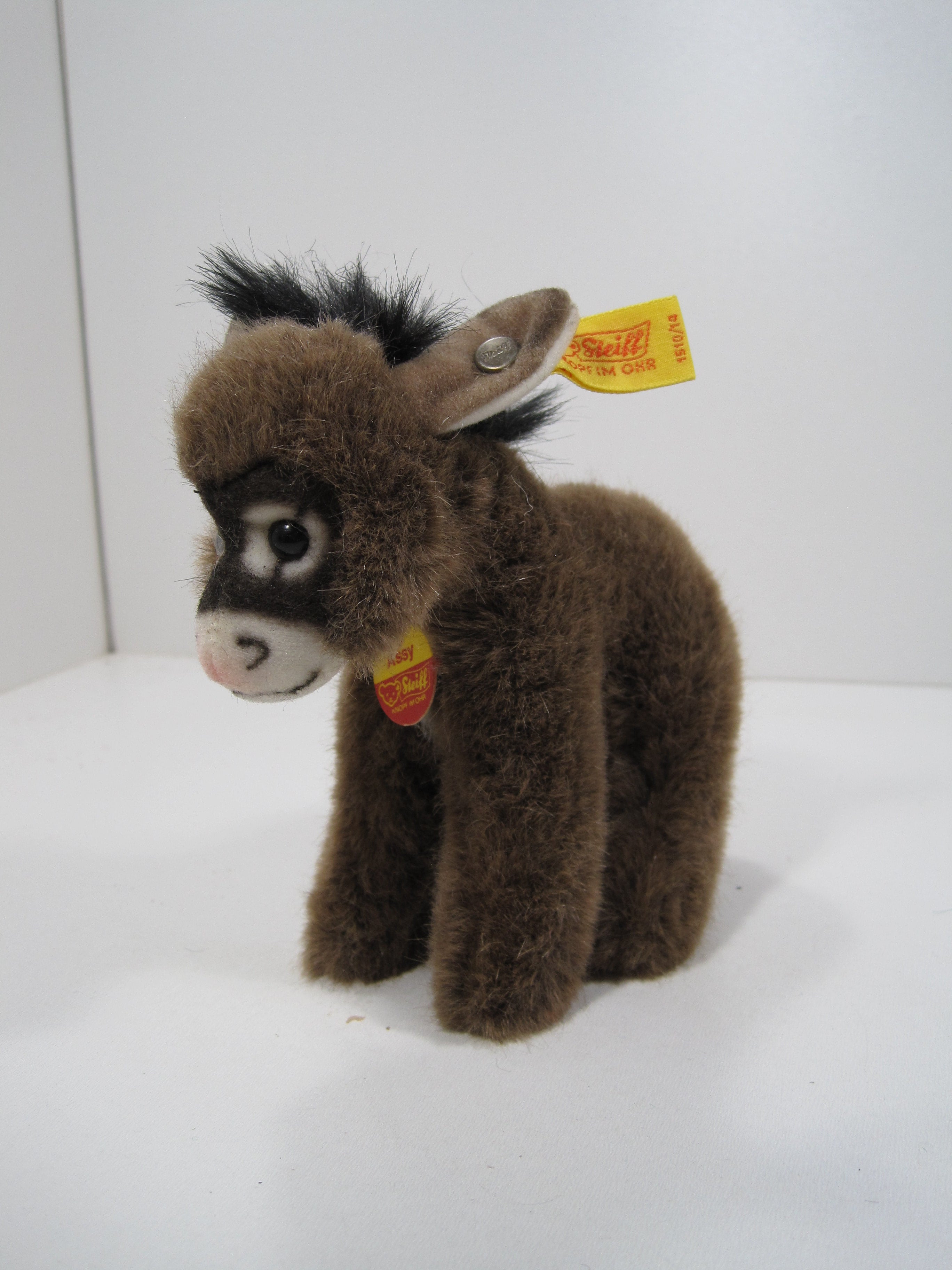 Steiff Soft Plush Assy Donkey With All IDs | My Site