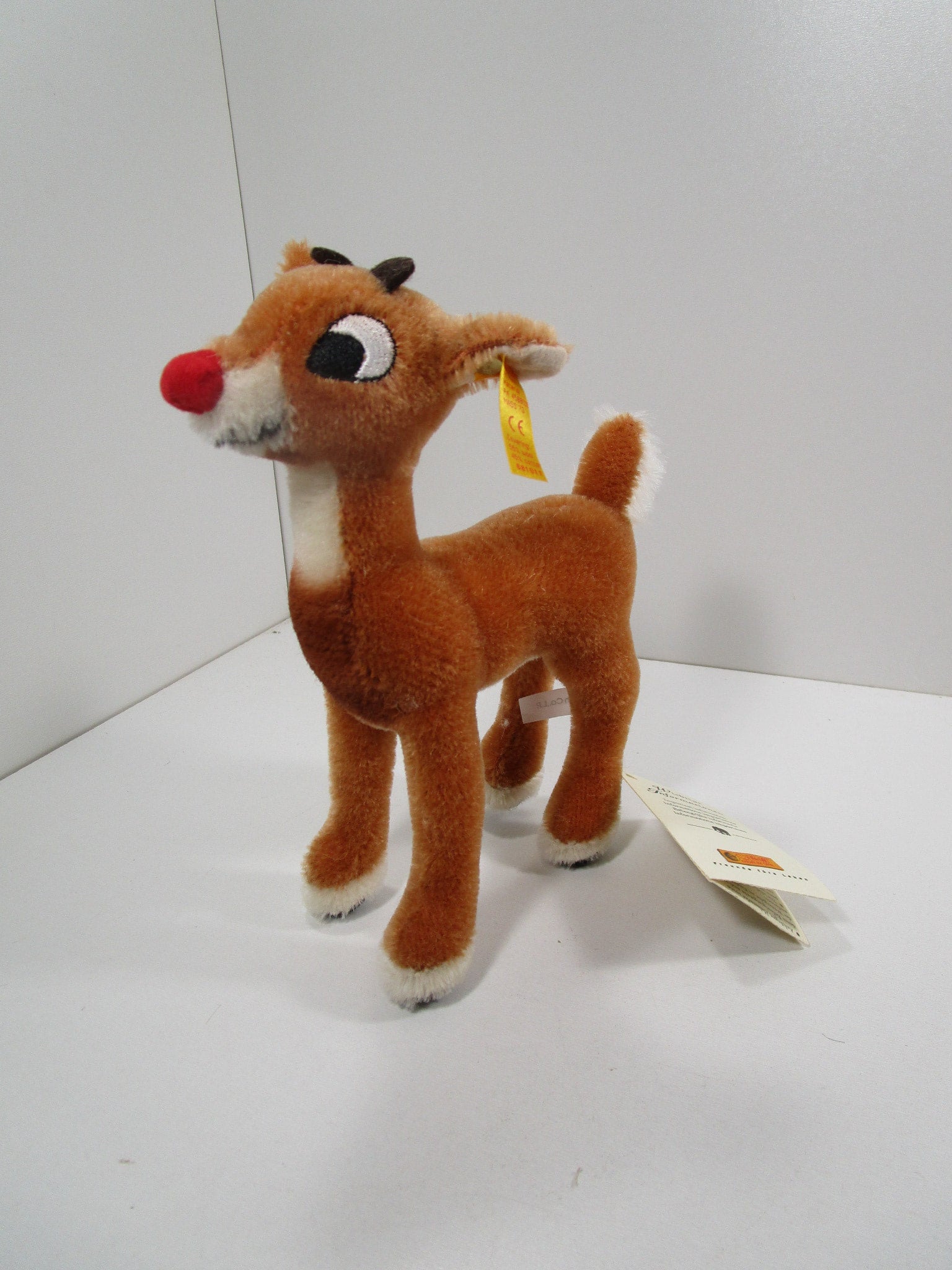 Steiff Mohair Rudolph The Red Nosed Reindeer With All IDs | My Site