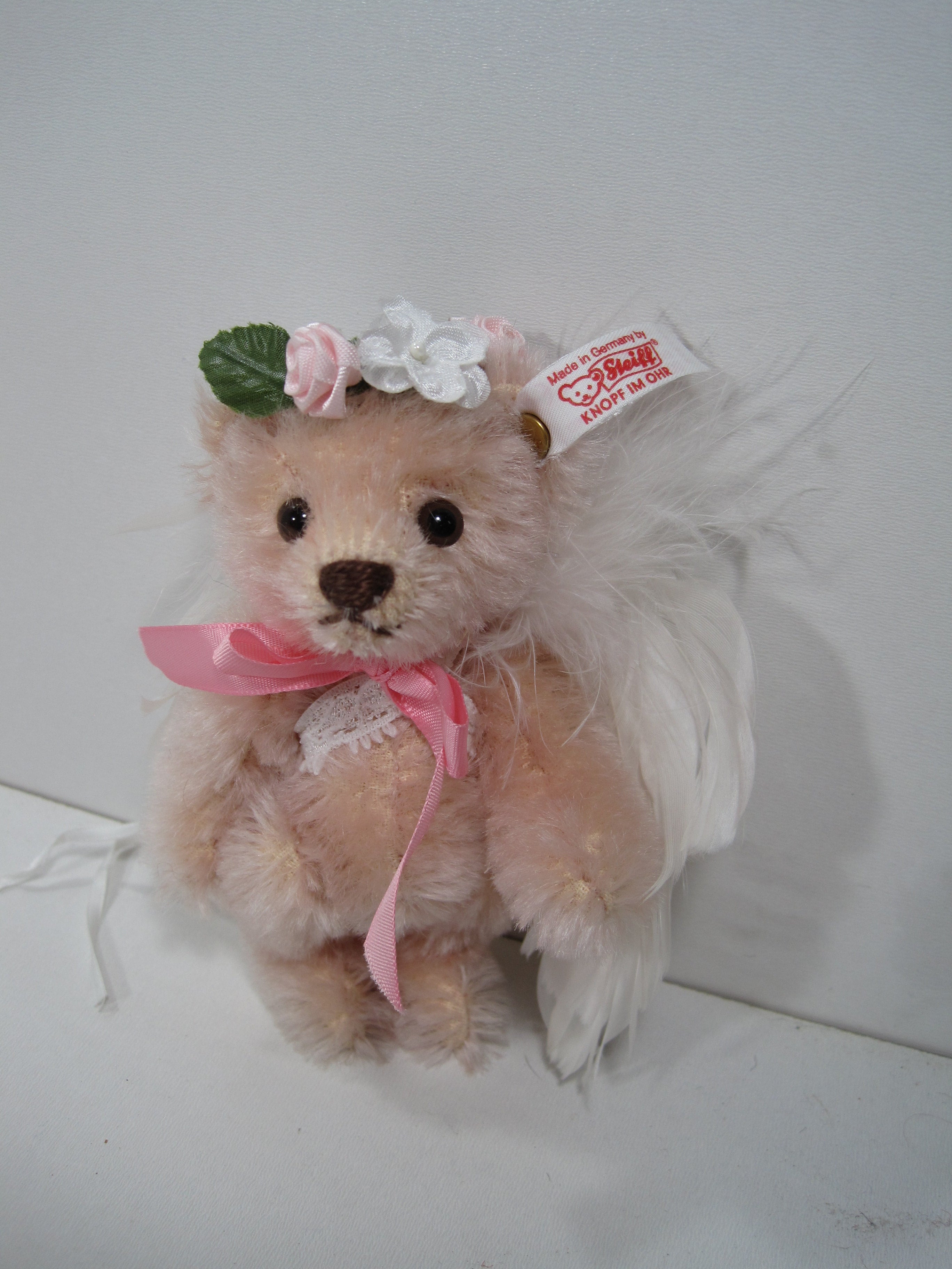 Steiff Evangeline Angel Teddy Bear Ornament For FAO Schwarz With All ...