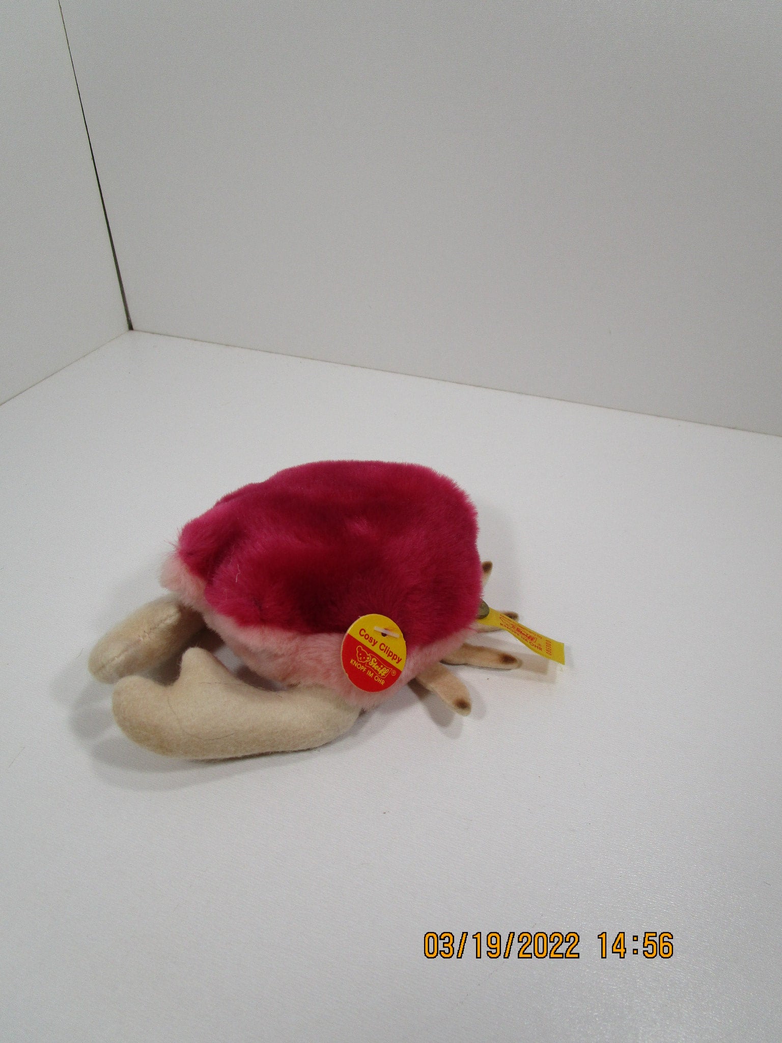 Steiff Soft Plush Cosy Clippy Crab With All IDs | My Site