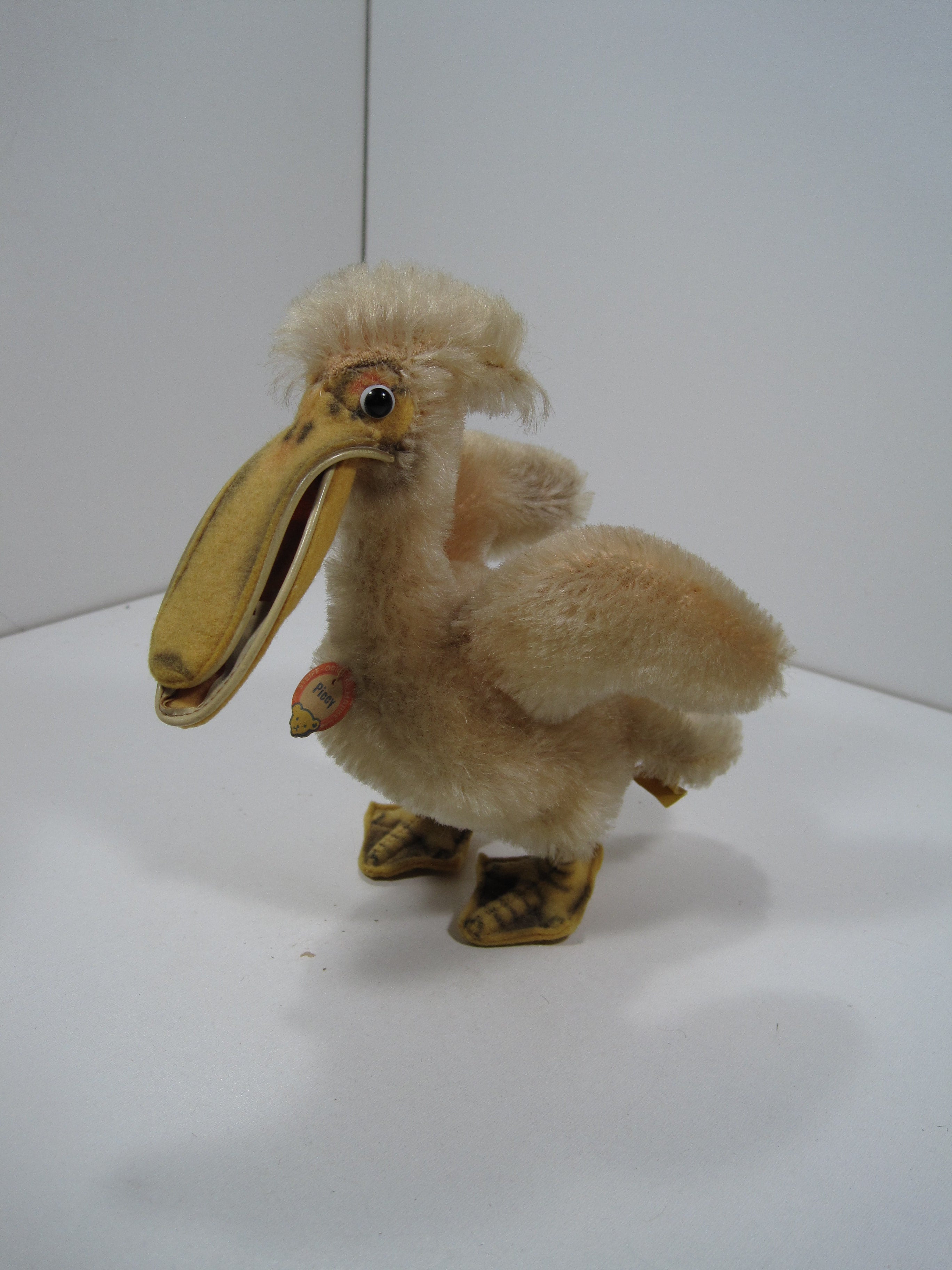 Steiff Smallest Mohair Piccy Pelican With All IDs | My Site