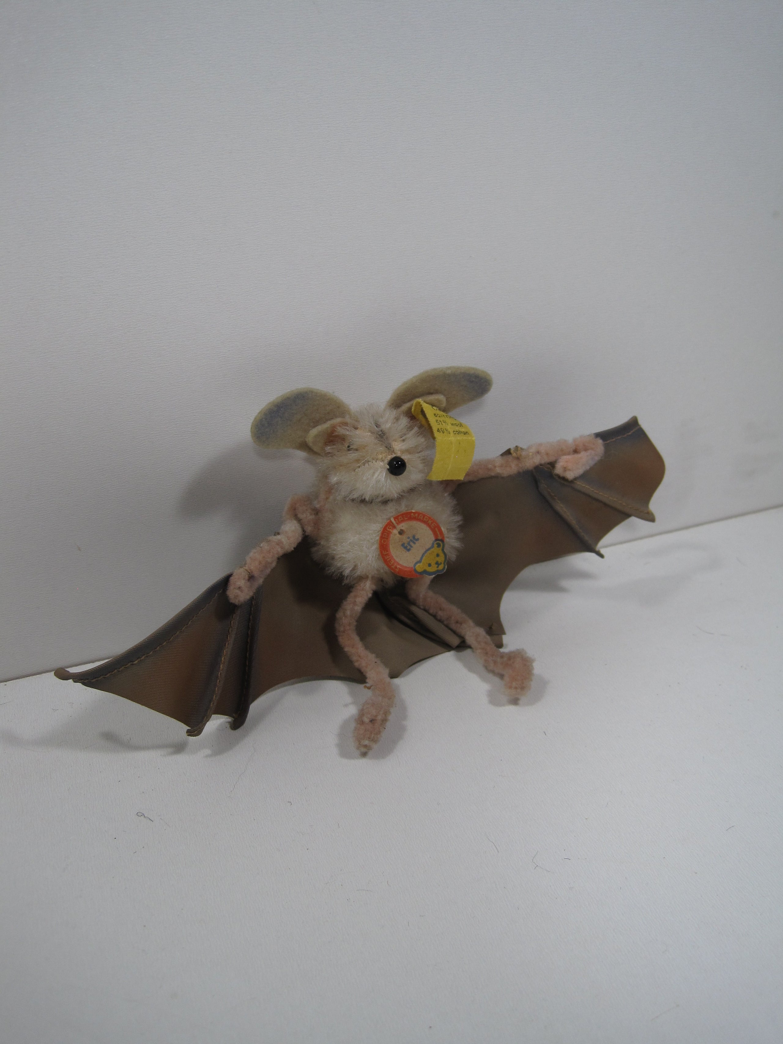 Steiff Smallest Mohair Midcentury Eric The Bat With All IDs | My Site