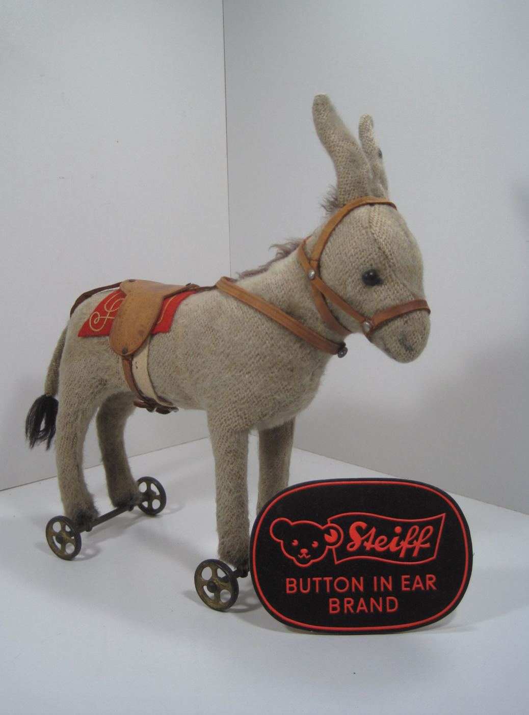 steiffgal steifflife Steiff Donkey on Wheels prewar | My Site
