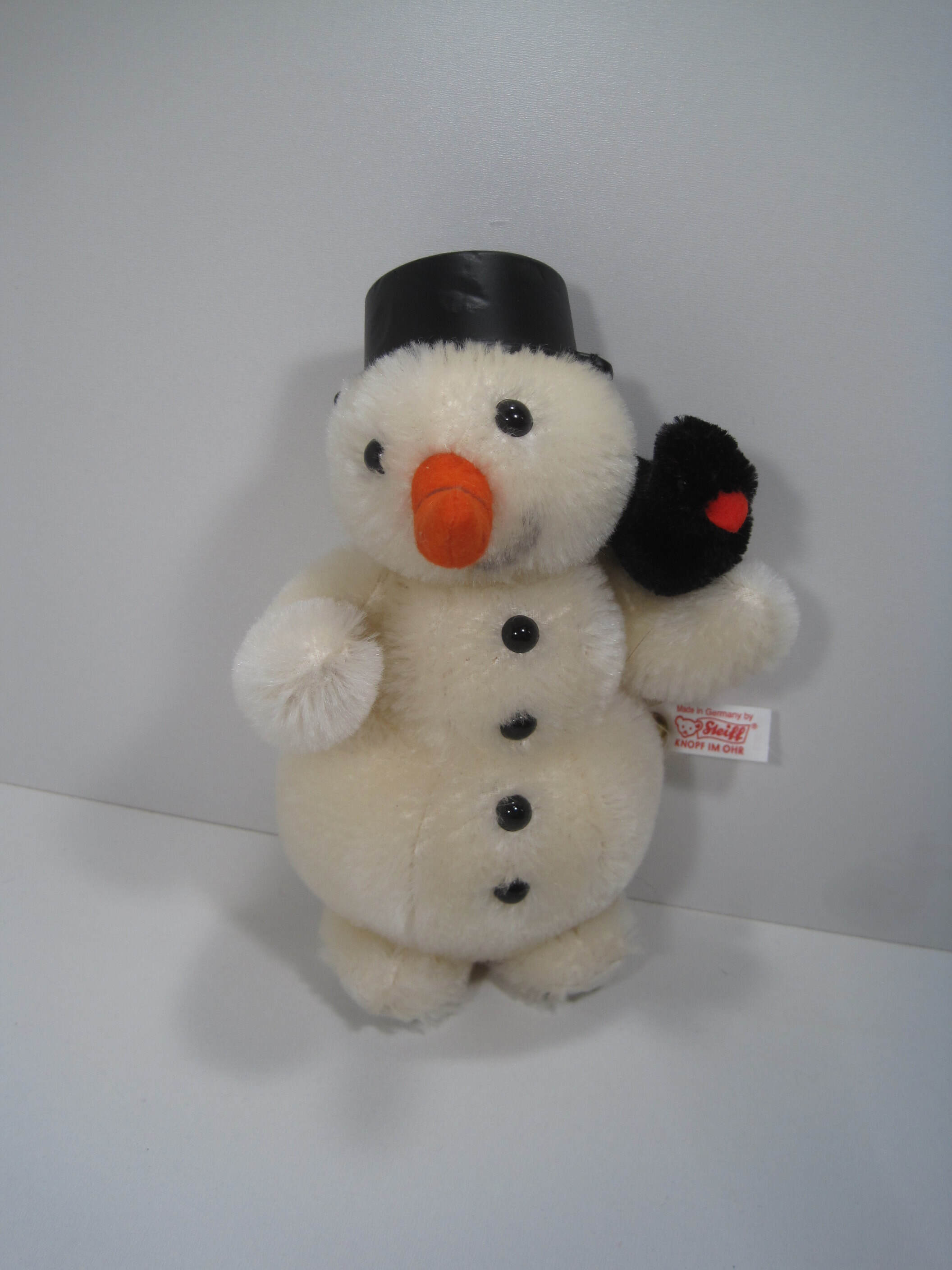 Steiff Limited Edition Mohair Snowman and Raven Pair With IDs | My Site