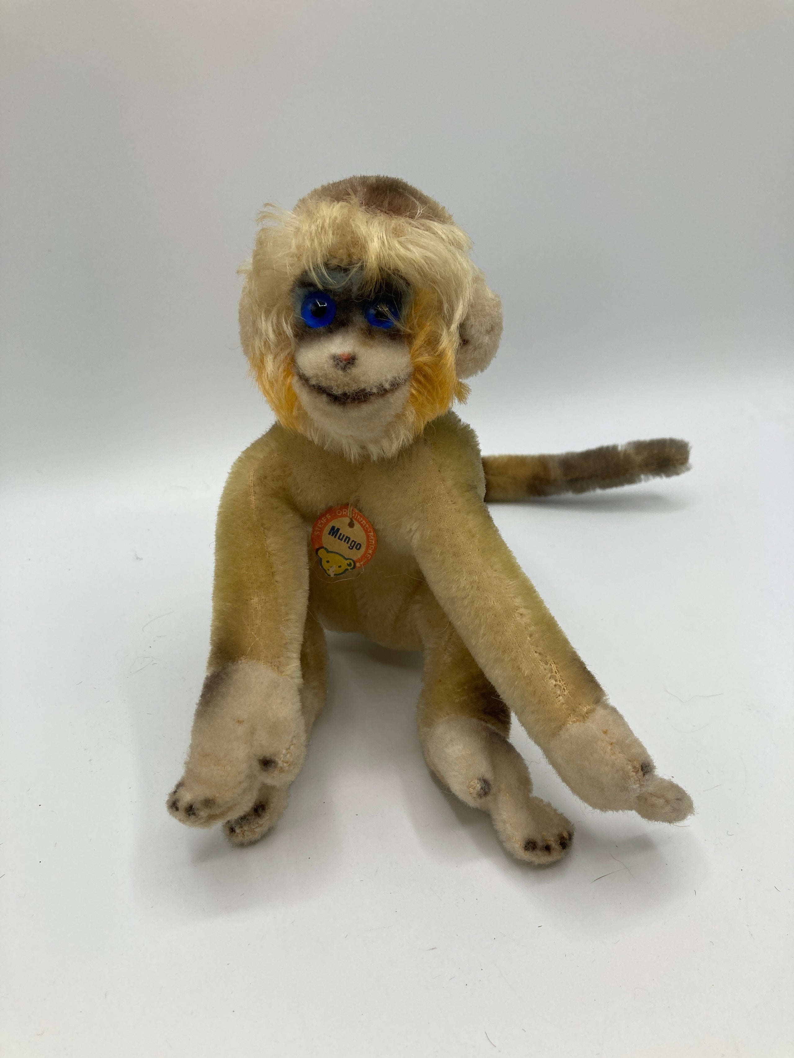 Steiff Smallest Mungo the Multicolored Monkey With ID | My Site