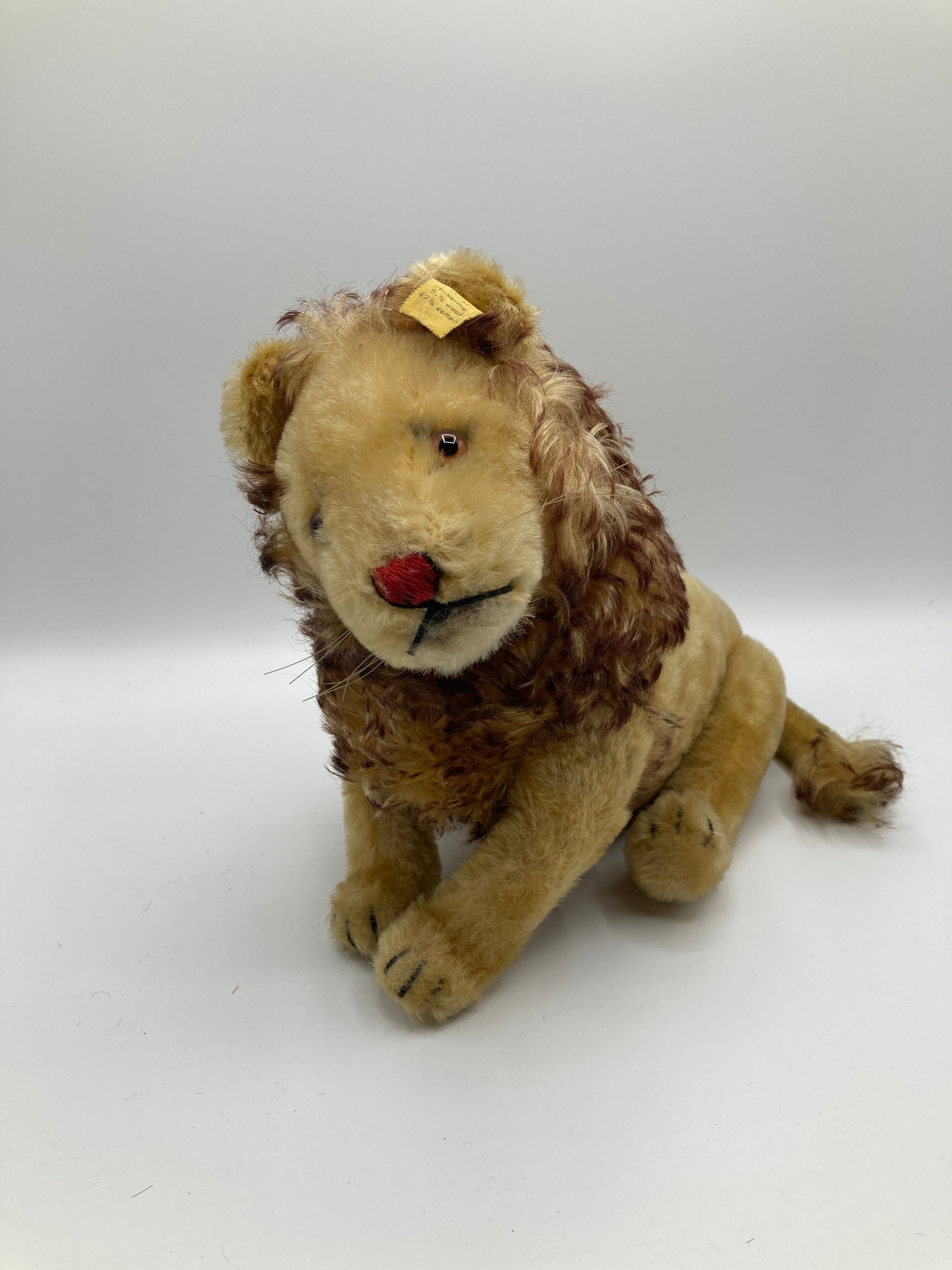 Steiff Largest Early Postwar Fully Jointed Papa Lion With IDs | My Site