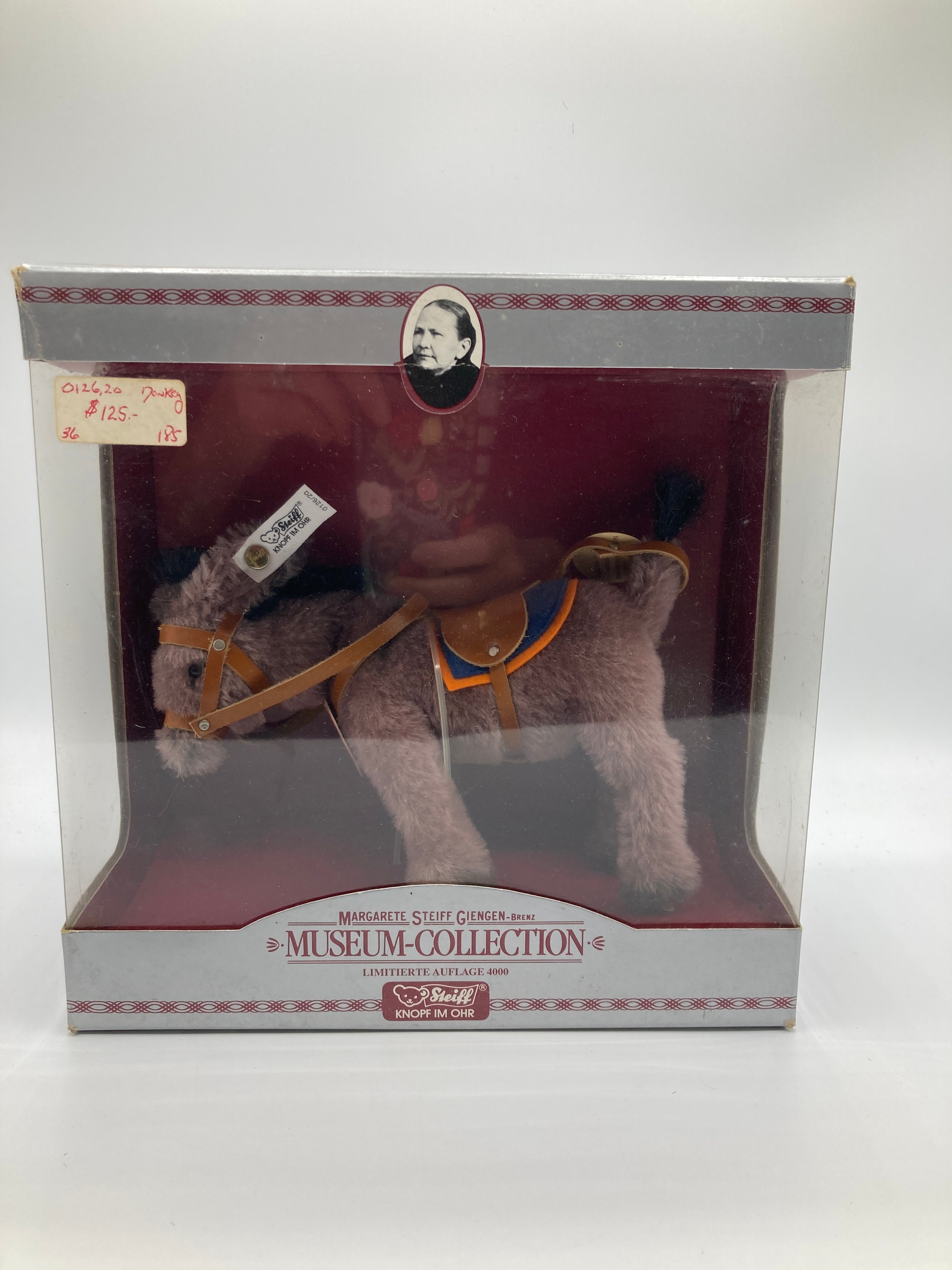 Steiff Donkey 1931 Museum Collection Replica With All IDs | My Site